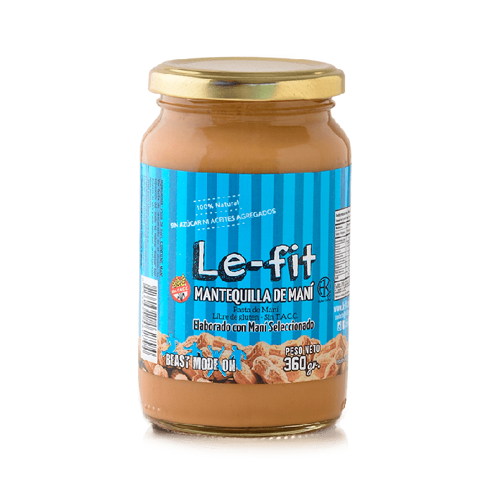 LE FIT mantequilla de mani :: foodargentina