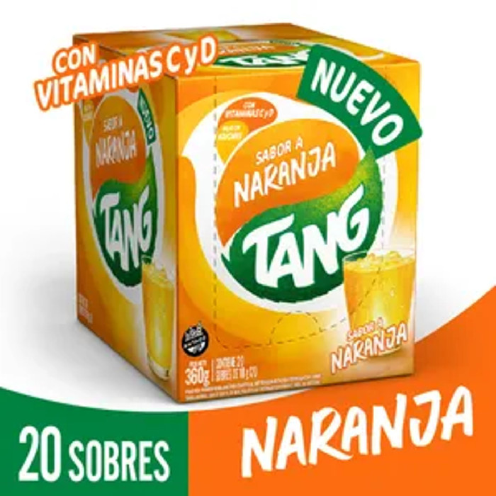 Tang Jugo en Polvo Sabor Naranja, 15 g / 0.52 oz ea (caja con 20 ...